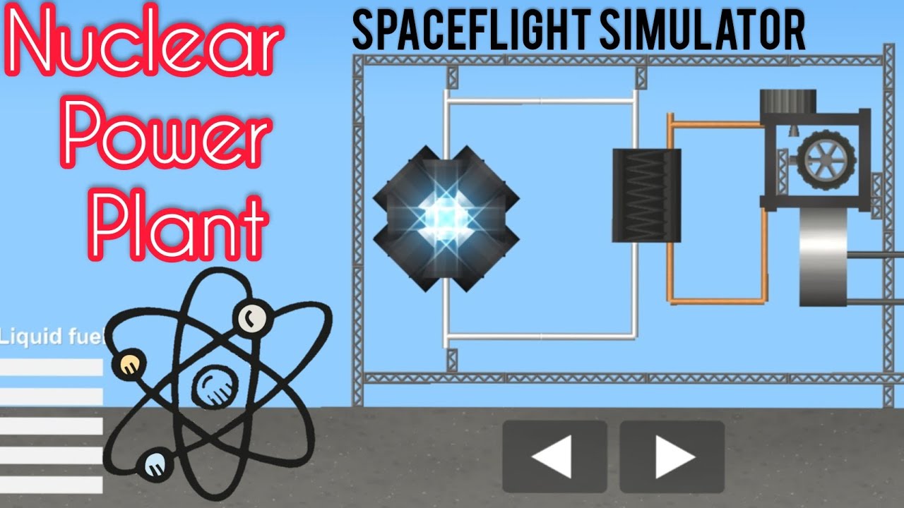 NUCLEAR POWER PLANT concept in spaceflight simulator | SFS 1.5 - YouTube