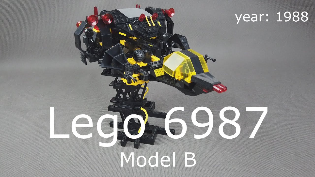 LEGO 6987 Space Blacktron Message Intercept Base from 1988 / set 6987 B ...