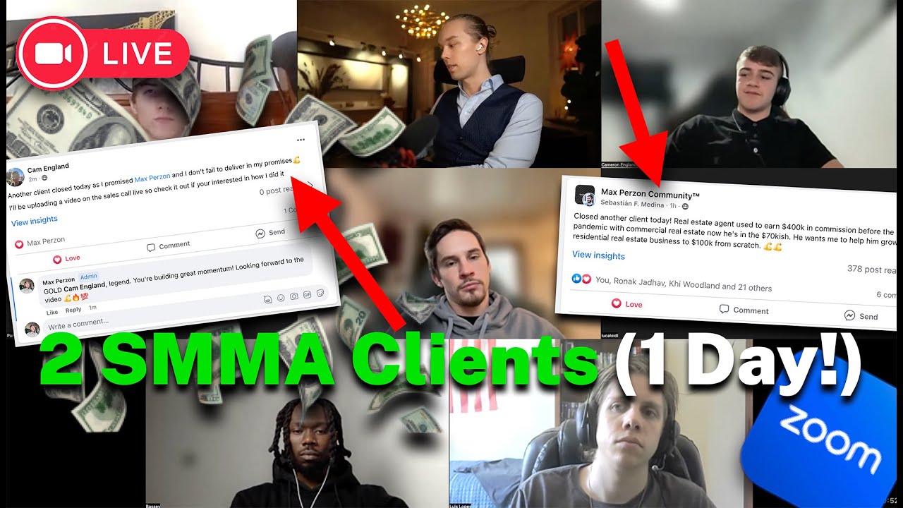 How To Get Two SMMA Clients In One Day (Support Q&A Call #4) - YouTube
