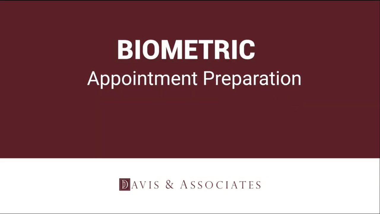 How to Prepare for a Biometric Appointment - YouTube