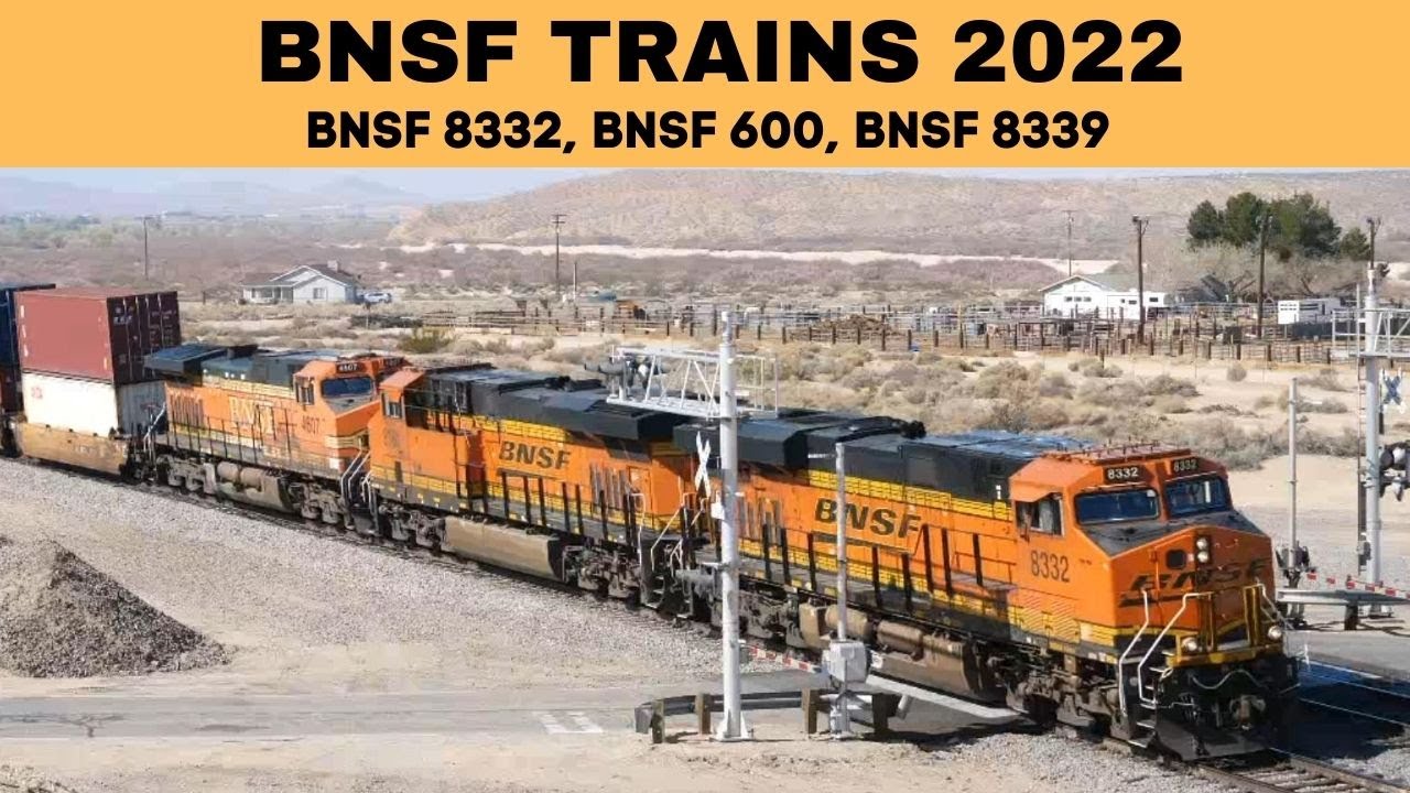 BNSF Train Videos April 1, 2022 BNSF 8332, BNSF 600 & BNSF 8339 - YouTube