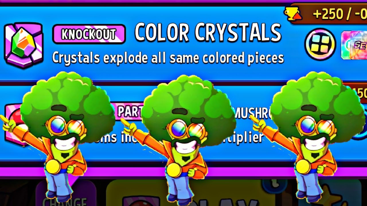 Knockout color crystals square matches & show down match masters today ...