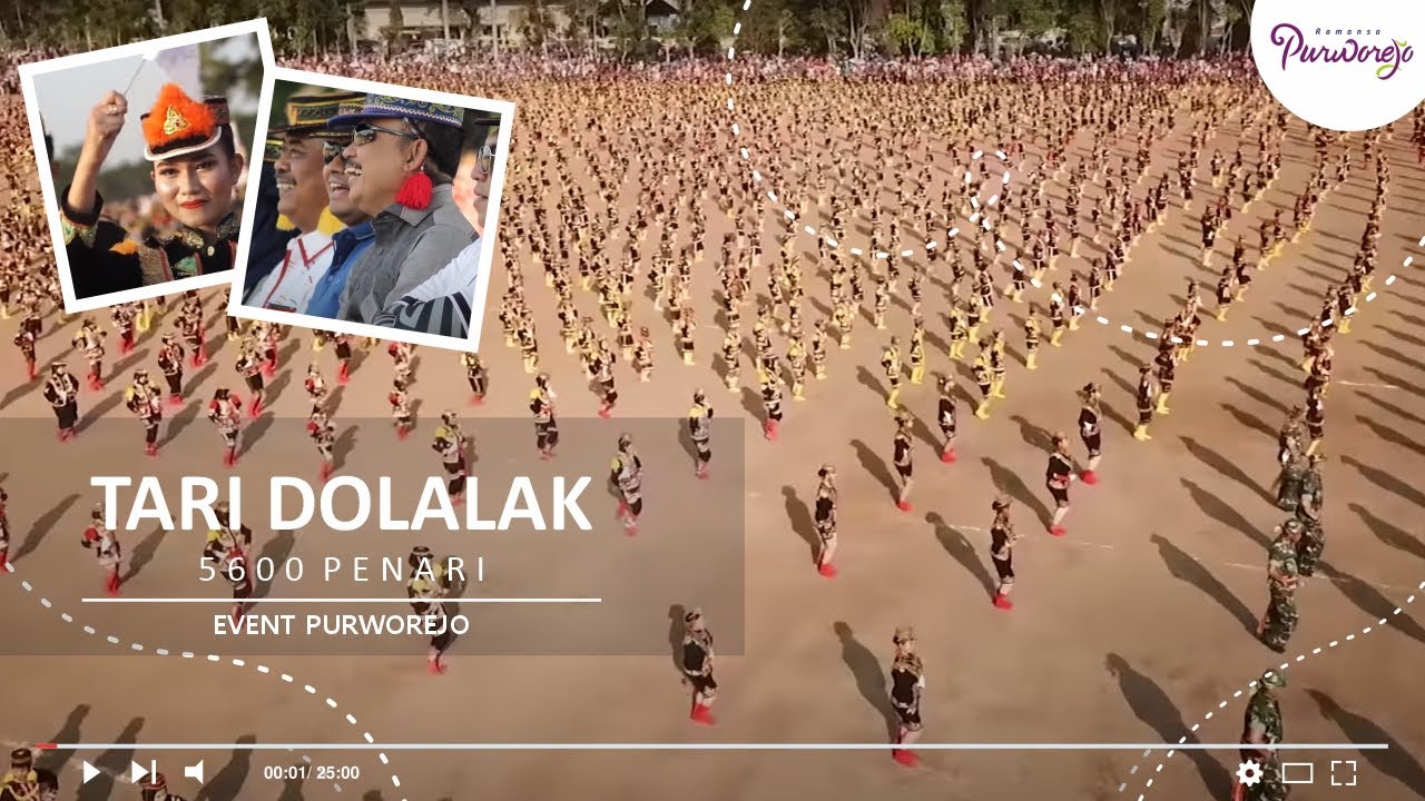 Tari Dolalak Dengan Peserta Terbanyak di Dunia - YouTube