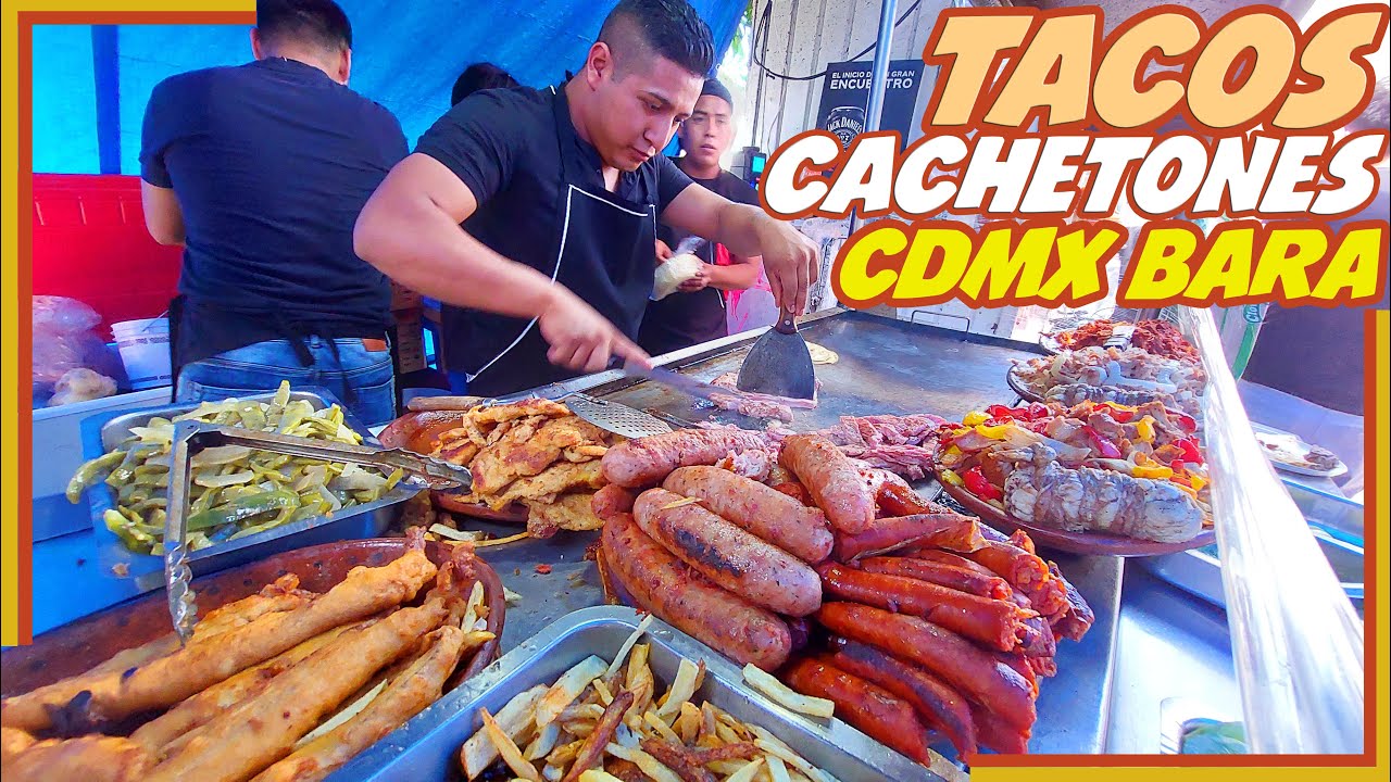 TACOS en la CDMX - Los FAMOSOS ARRACHERA CACHETONES - BARATOS ...
