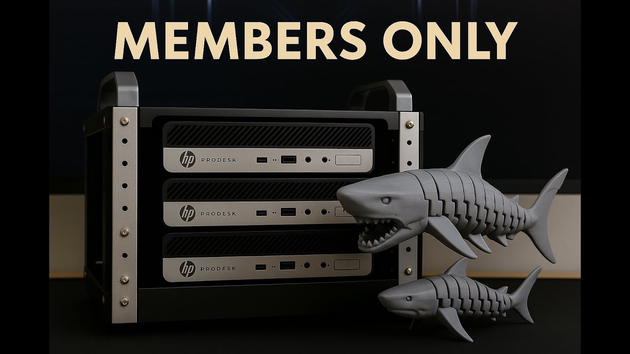 I Printed My Whole Rack… and a Shark 🦈 (Members Only Build Log) - YouTube