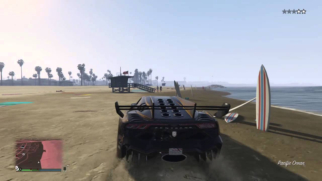Grand Theft Auto V lovely day at the beach - YouTube