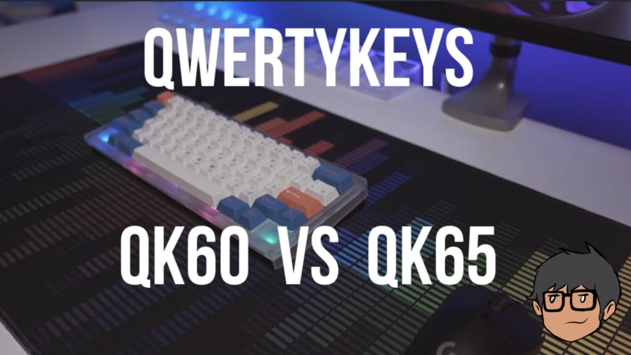 Qwertykeys QK60 better than the QK65? - YouTube