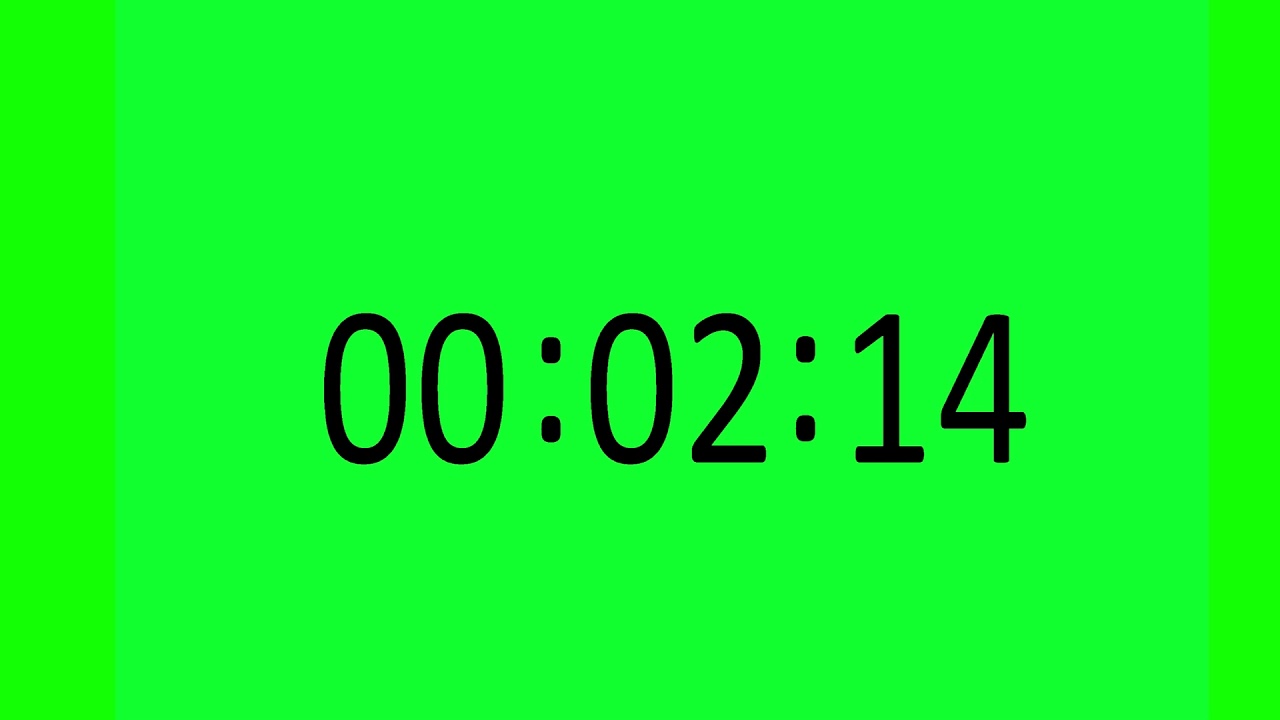 timer 5 menit green screen - YouTube