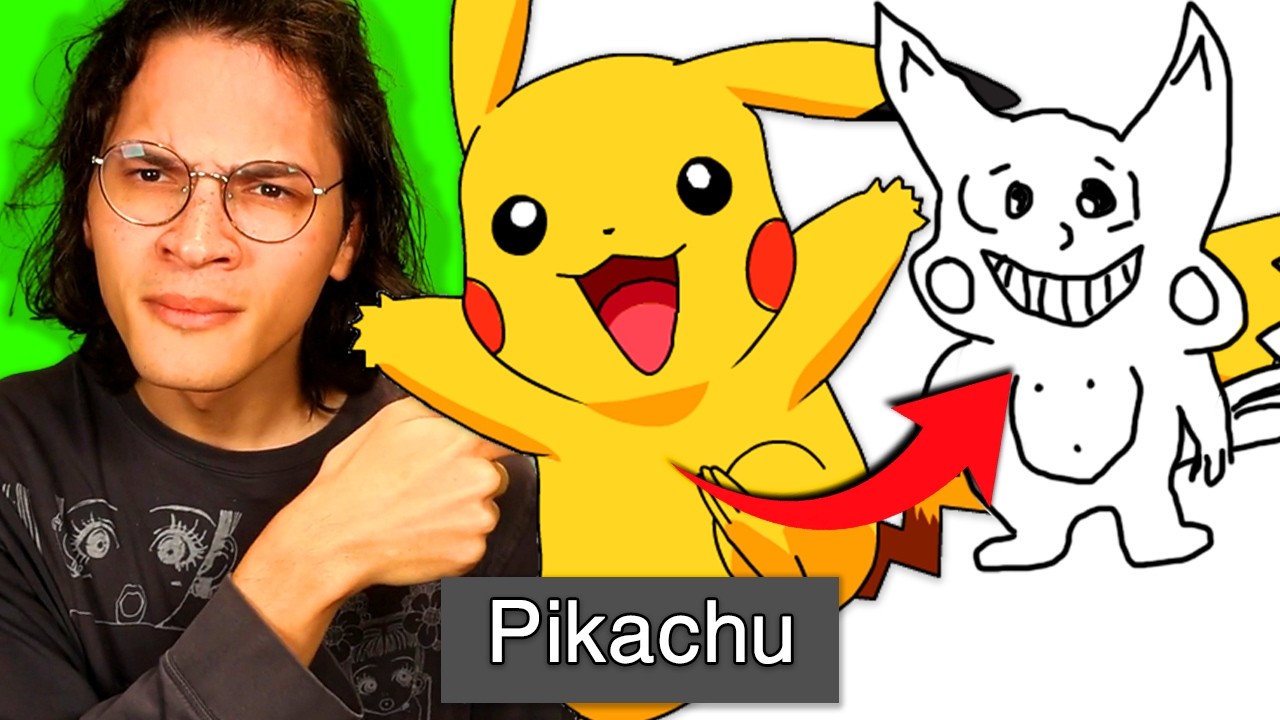we tried drawing Pokemon based on memory... it went terribly. - YouTube