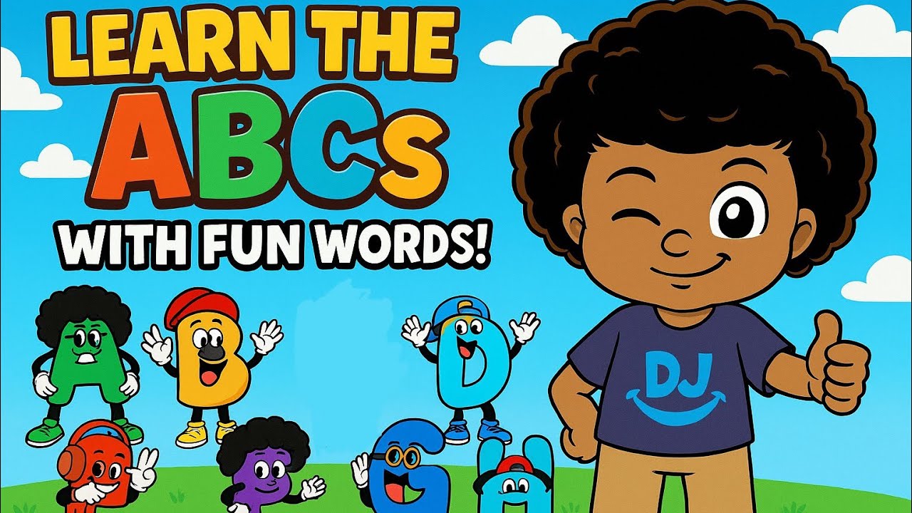 Learn ABCs with Fun Words! | Alphabet for Toddlers | Come Play with DJ ...