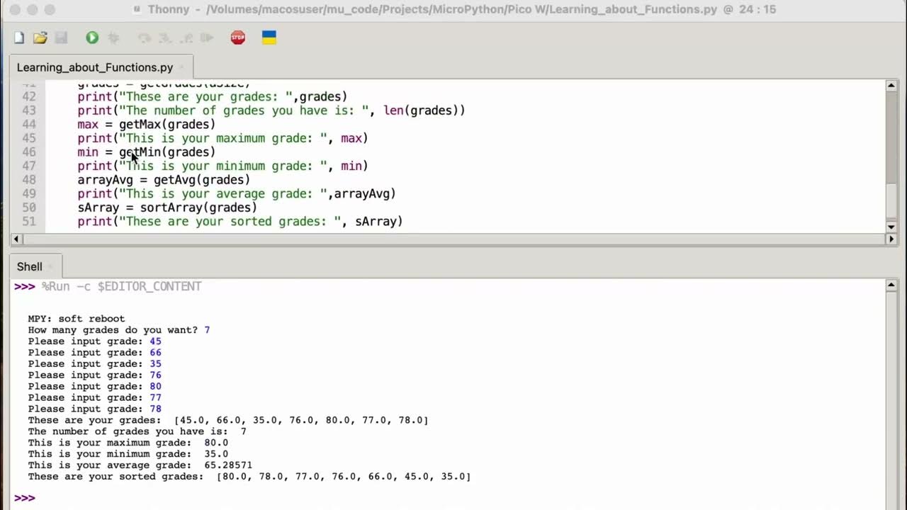 Homework for Paul McWhorter's Raspberry PI Pico W class 61 - YouTube