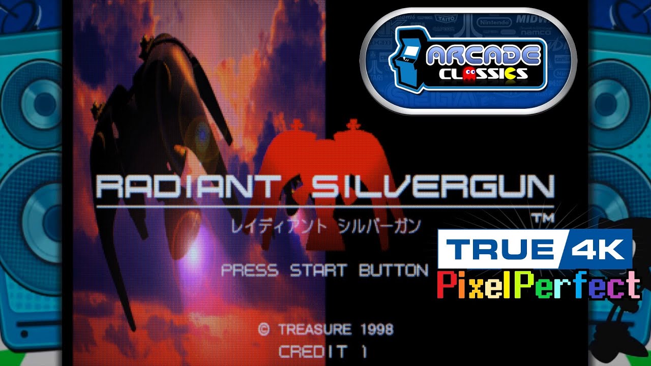 (4K) Radiant Silvergun MAME + SANYO CRT Shaders - YouTube