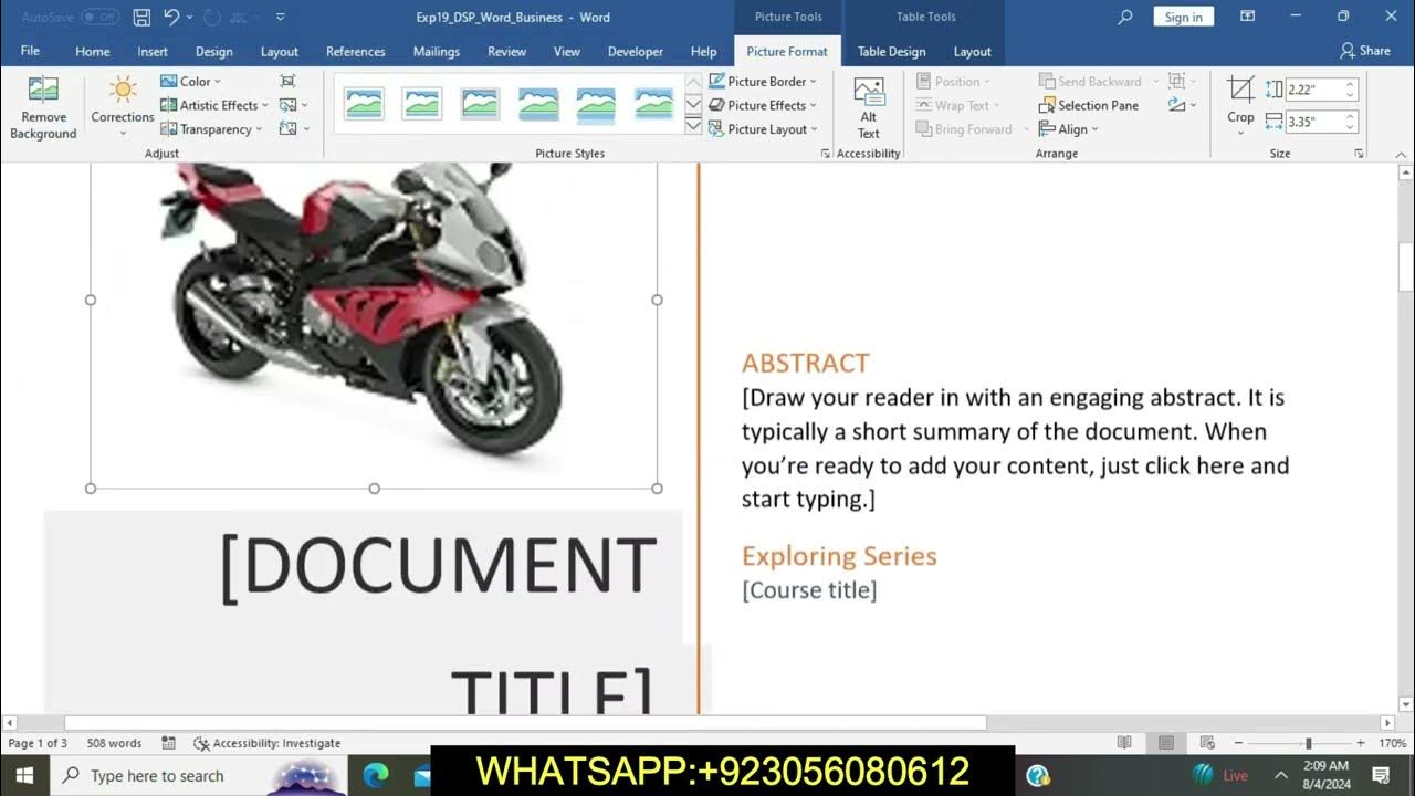 Exp19_DSP_Word_Business | DSP_Word_Business | Word_Business | DSP_Word_Business - YouTube