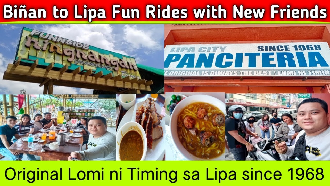 Biñan to Lipa fun rides with new friends (Funnside Ningnangan at ...