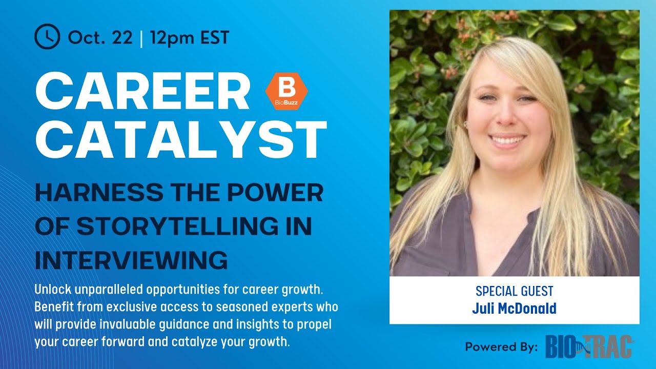 Career Catalyst: Harness the Power of Storytelling in Interviewing ...