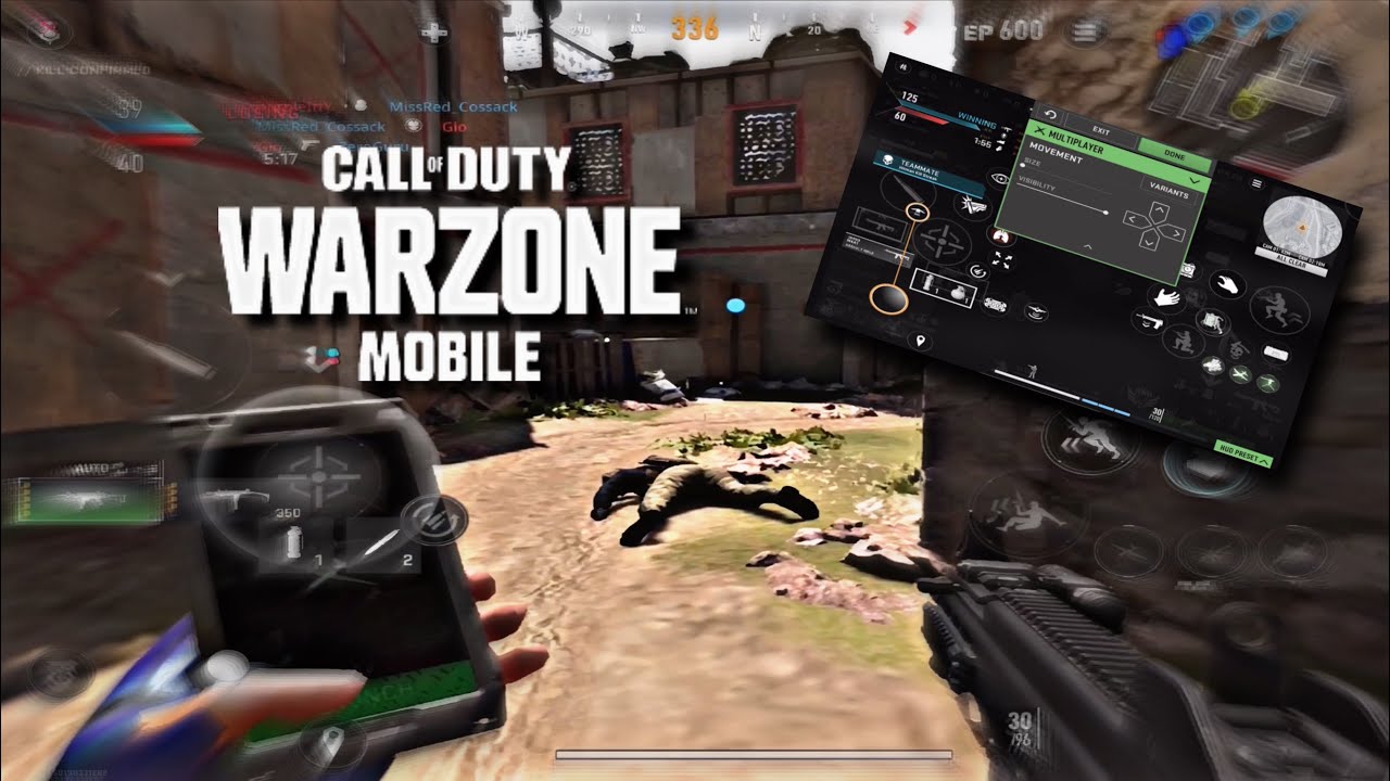 BEST WARZONE MOBILE MOVEMENT & SETTINGS! iOS AND ANDRIOD - YouTube