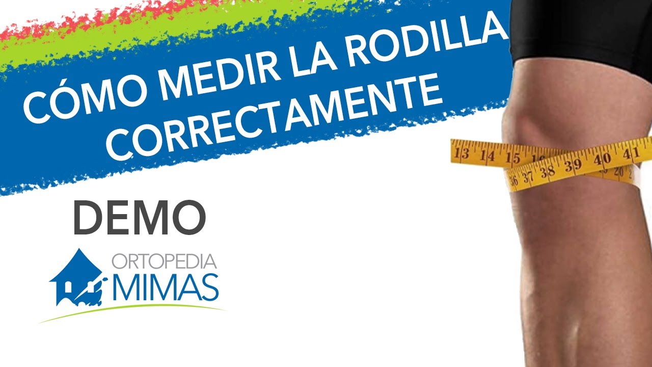 Descubre tu Talla para Rodilleras Rígidas - YouTube