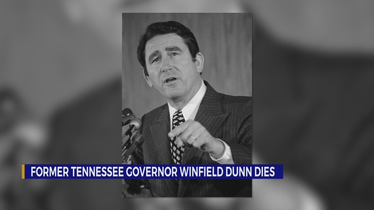 Former Tennessee Gov. Winfield Dunn dies at 97 - YouTube