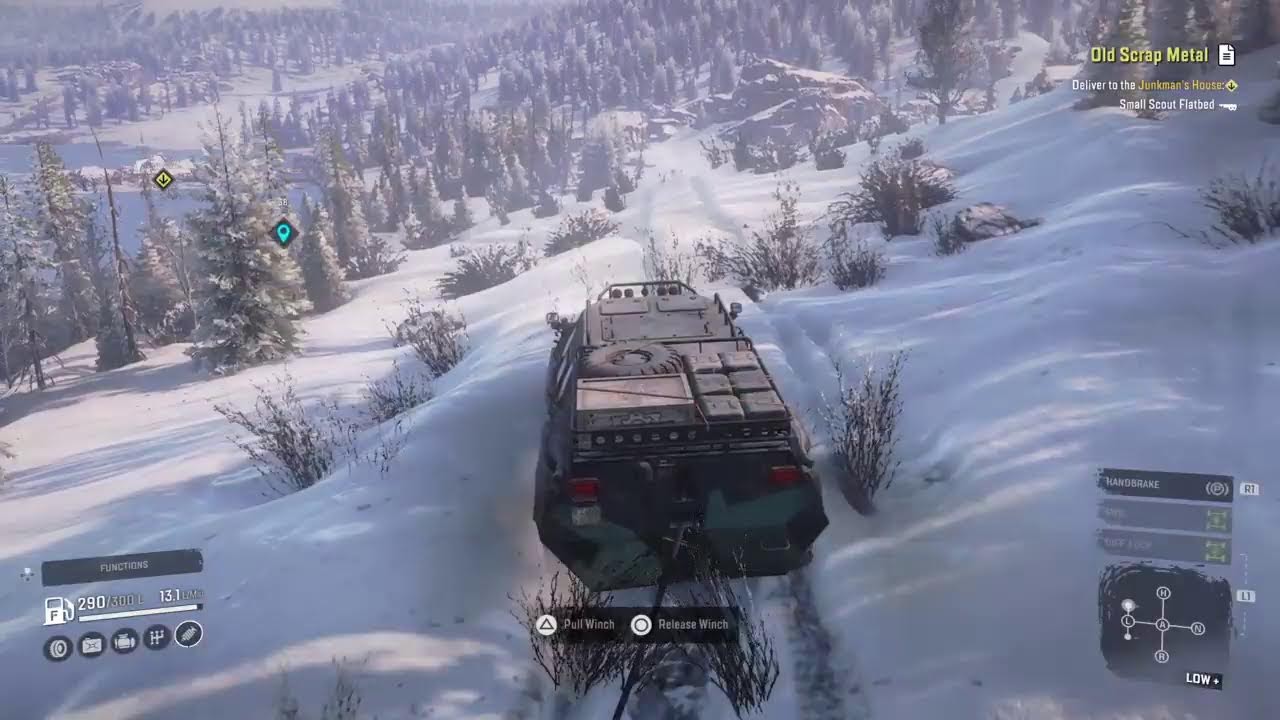 Snowrunner Kola Peninsula map walkthrough PS4 part 023 - YouTube