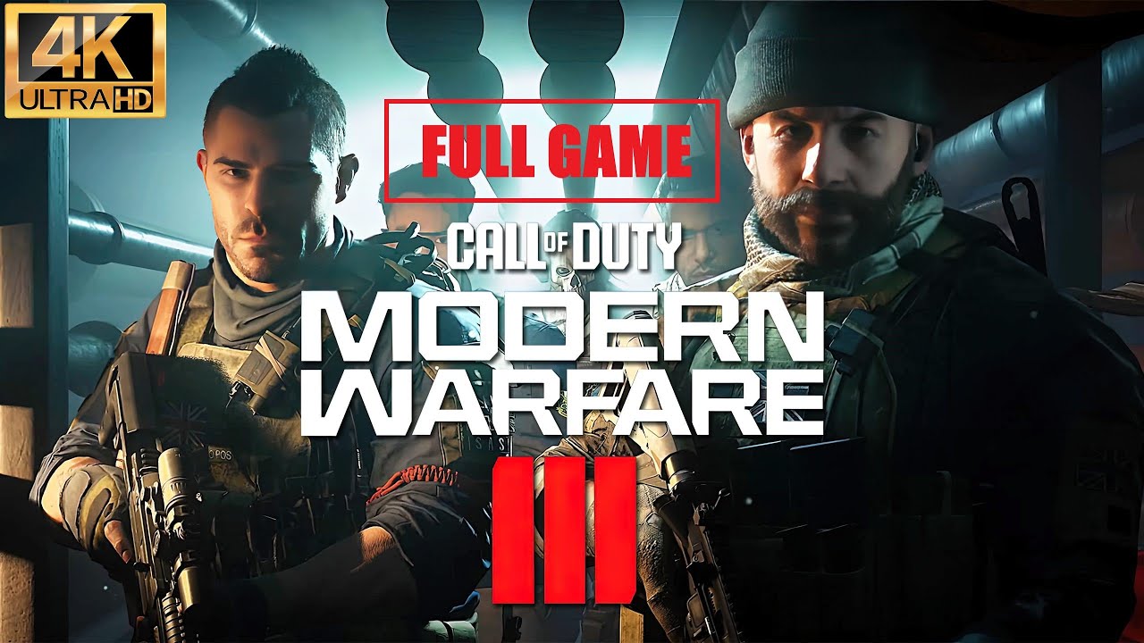 FULL GAME | CALL OF DUTY: MODERN WARFARE 3 | No Commentary 4K Ultra HD ...