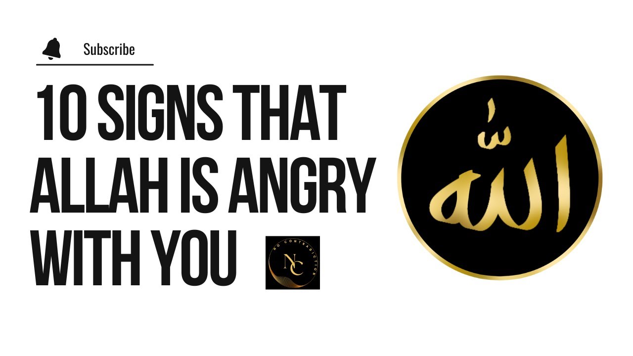 10 Signs Allah Angry with you - YouTube