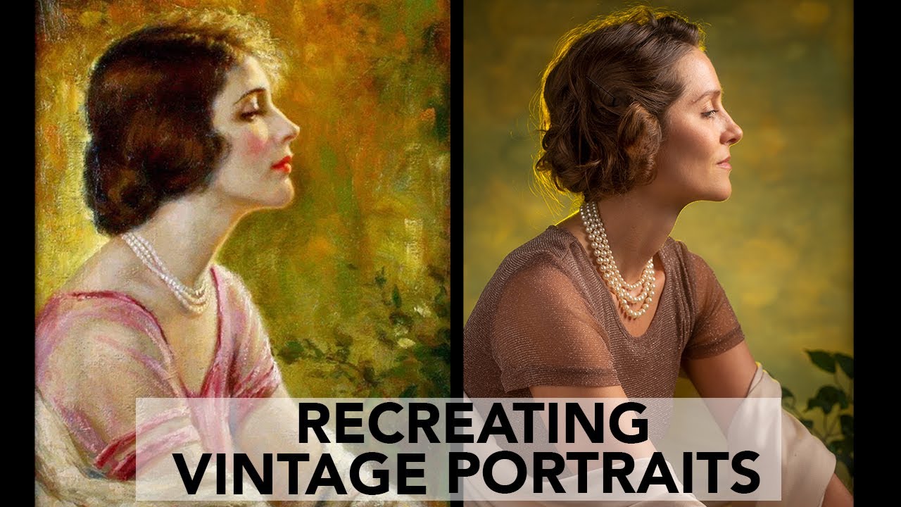 How to Light and Color Correct Vintage Portraits - Forgotten Artists ...