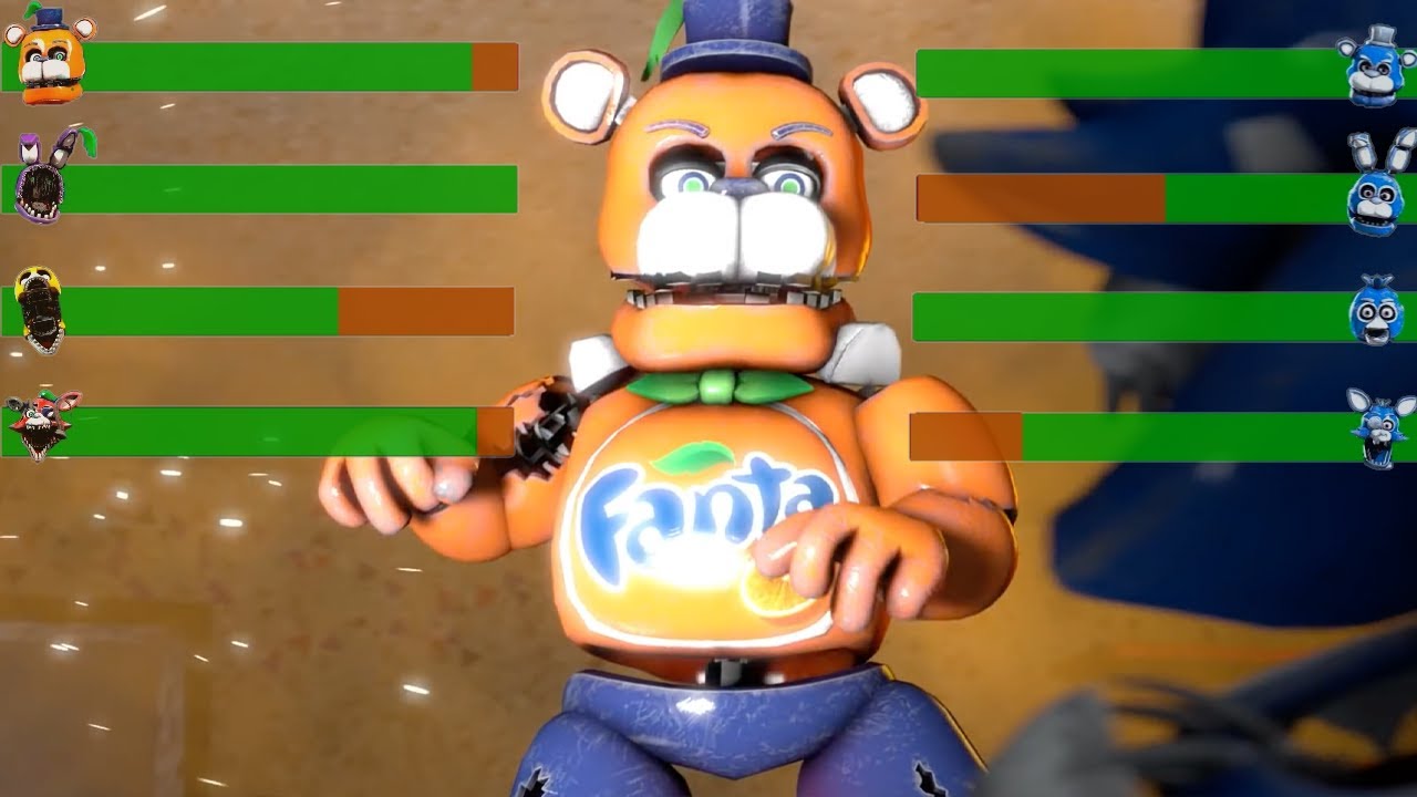 [SFM FNAF] Pepsi vs Fanta Animatronics WITH Healthbars - YouTube
