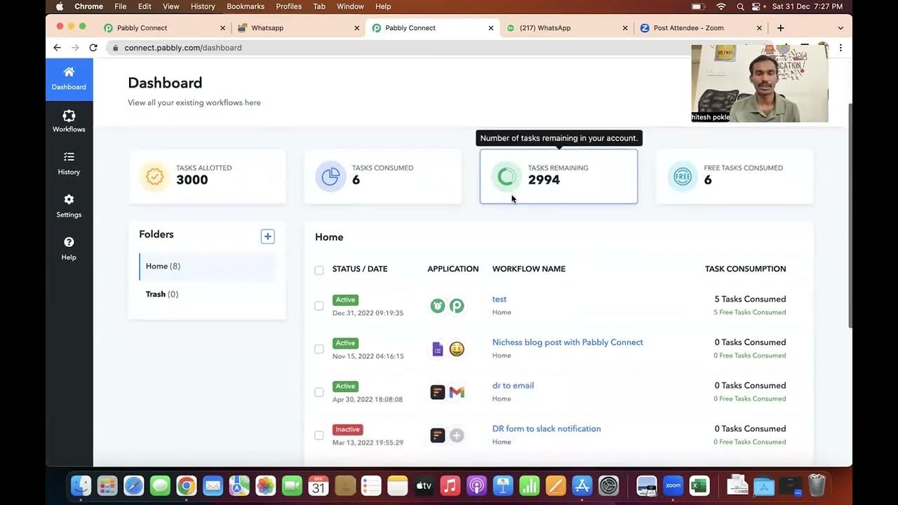 How to send whatsapp message on Automation using Pabbly Connect - YouTube