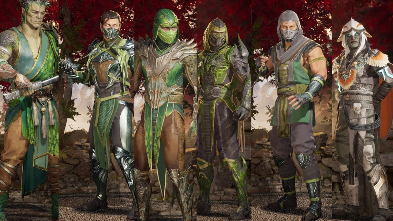 NEW REPTILE SKINS IN MK1! - YouTube