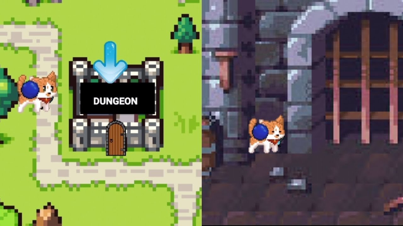 mi juego Pixel Cat adventure en Julian's editor actualización/ my game ...