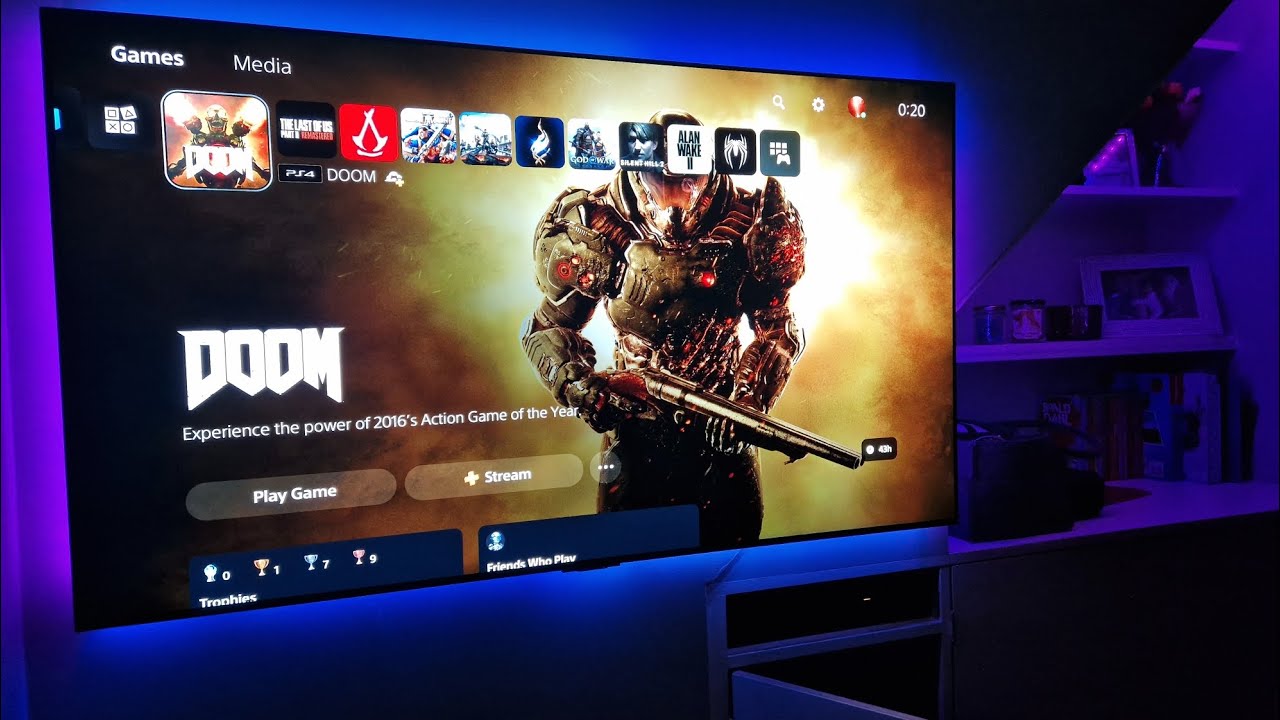 PS5 Pro - Doom 2016 On My LG G3 Oled Looks amazing #ps5pro #doom # ...