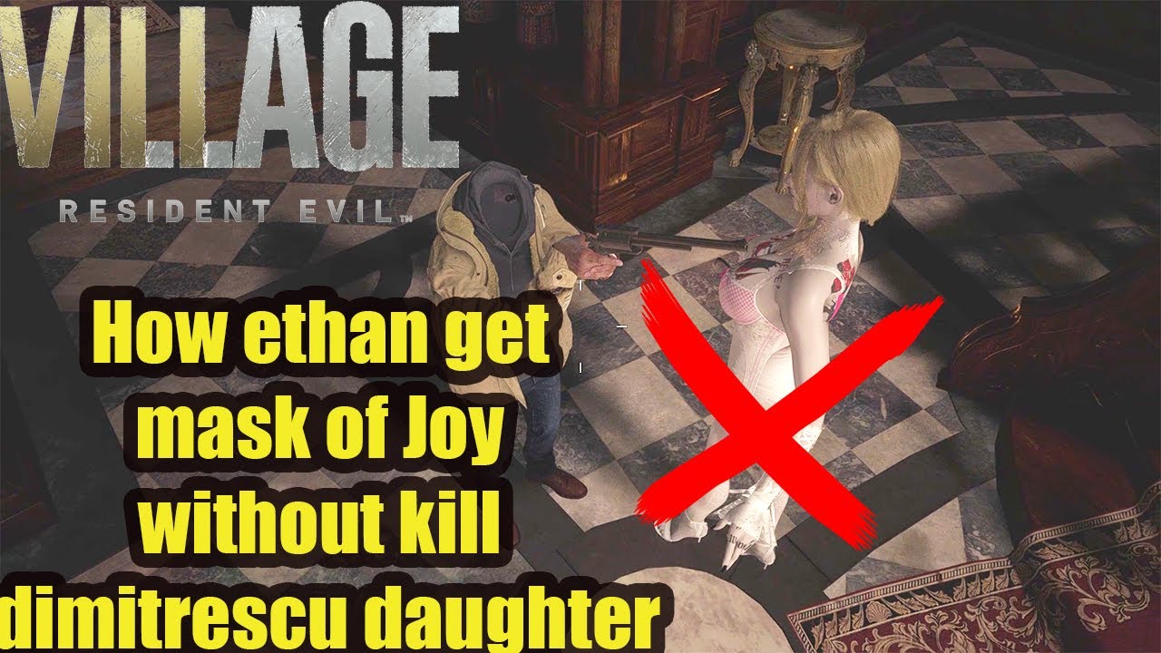 How ethan get mask of Joy without killing dimitrescu second daughter ...