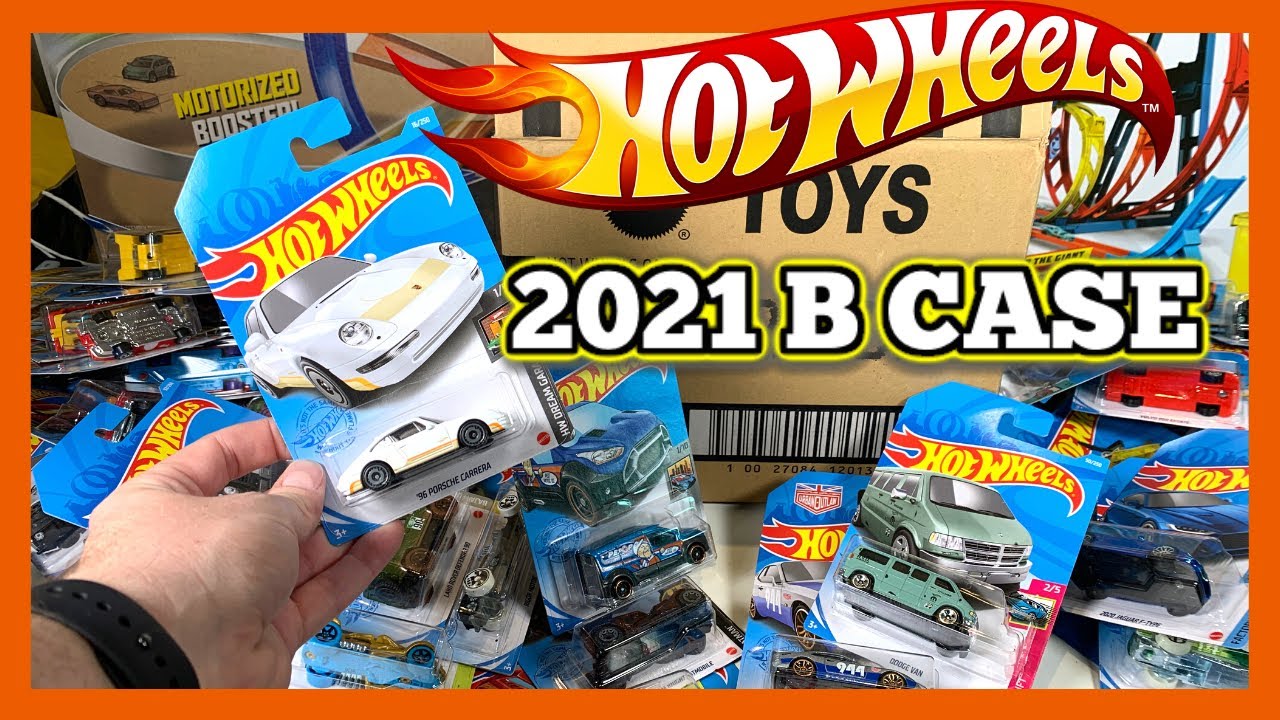 NEW HOT WHEELS 2021 B Case Unboxing All 72 cars!! New Hot Wheels 2021 ...