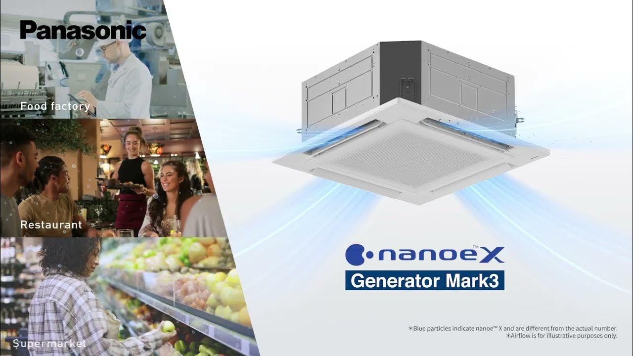 Panasonic air conditioner with nanoe X Generator Mark3 is certified by HACCP International - YouTube