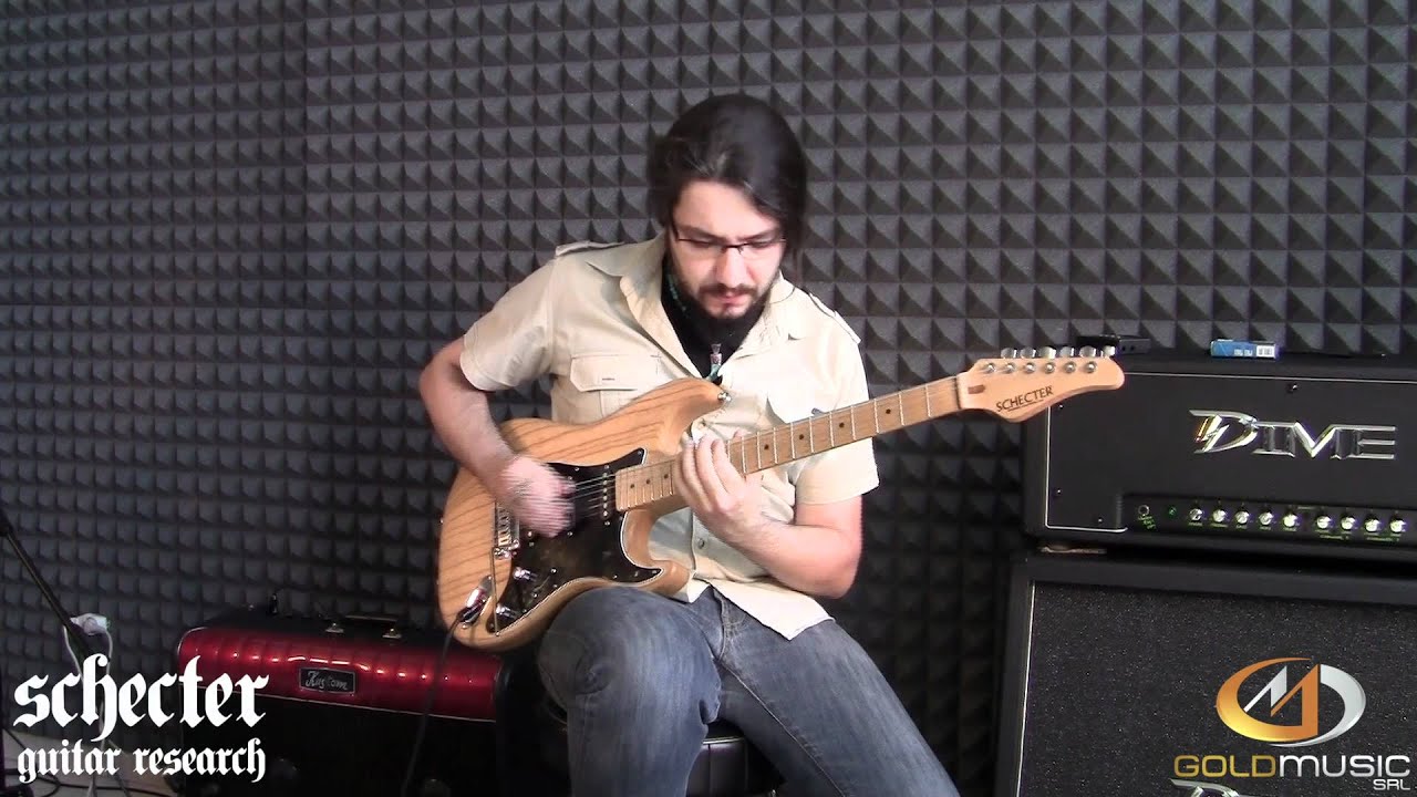 SCHECTER S-STANDARD-NAT/M DEMO BY SIMONE CAPUTO - YouTube