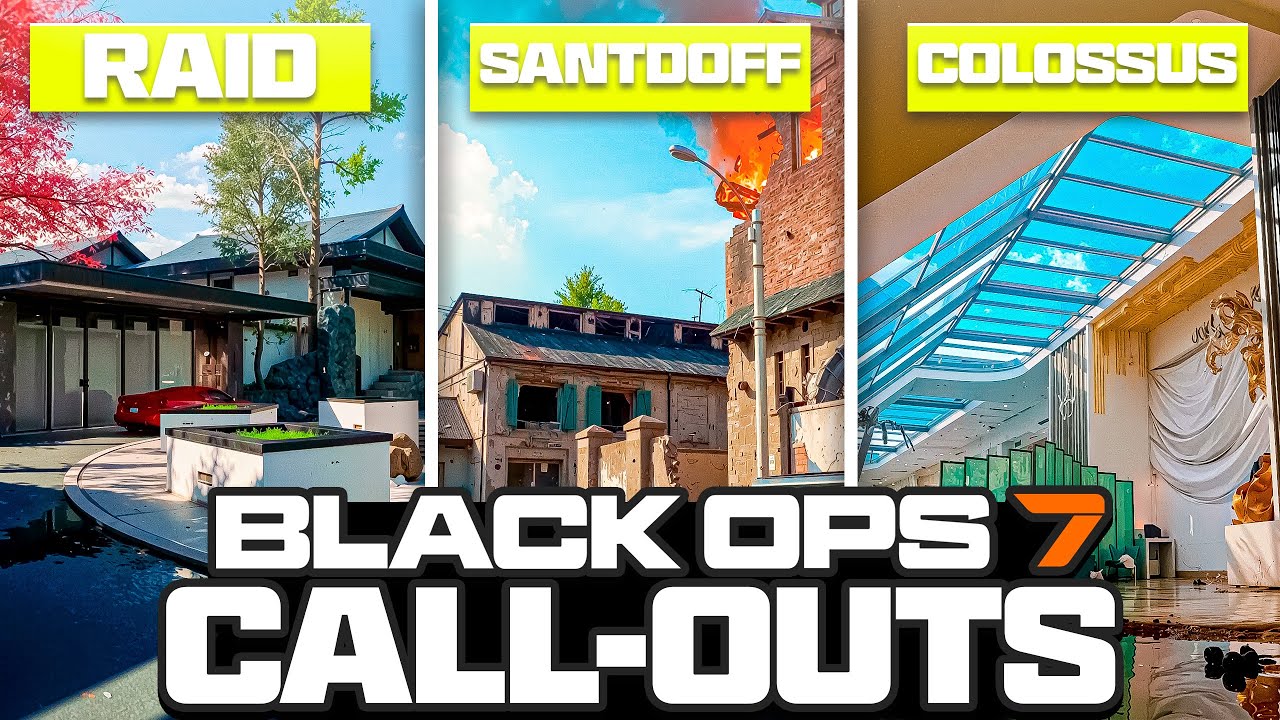ALL Black Ops 7 Ranked Play Map Callouts - YouTube
