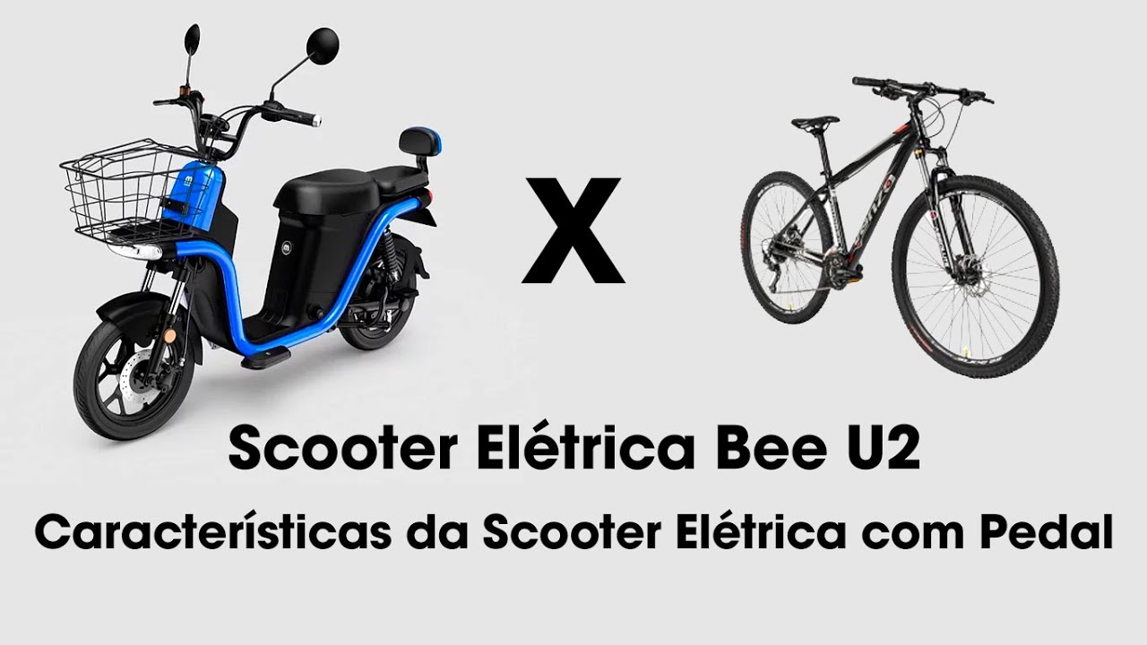 Scooter Elétrica Bee U2 x Bicicleta | As características da Scooter ...