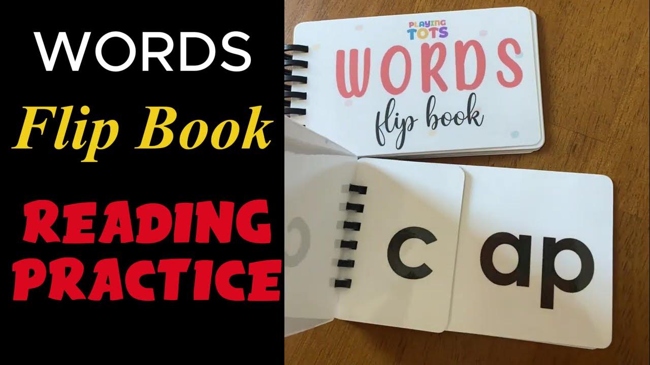 Words Flip Book, CVC Rhyming Words, Word Family Reading Practice ...
