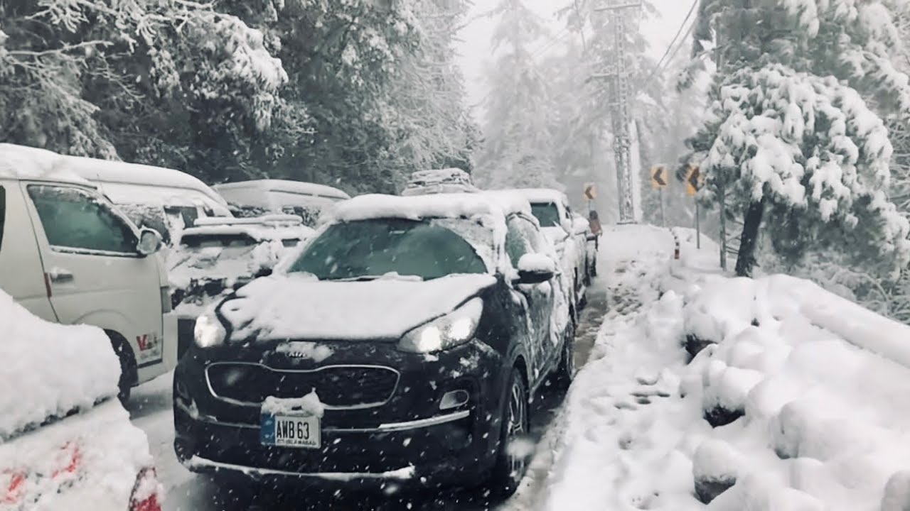 Murree Live Snowfall | Murree Live Today | Murree Snowfall 2024 ...