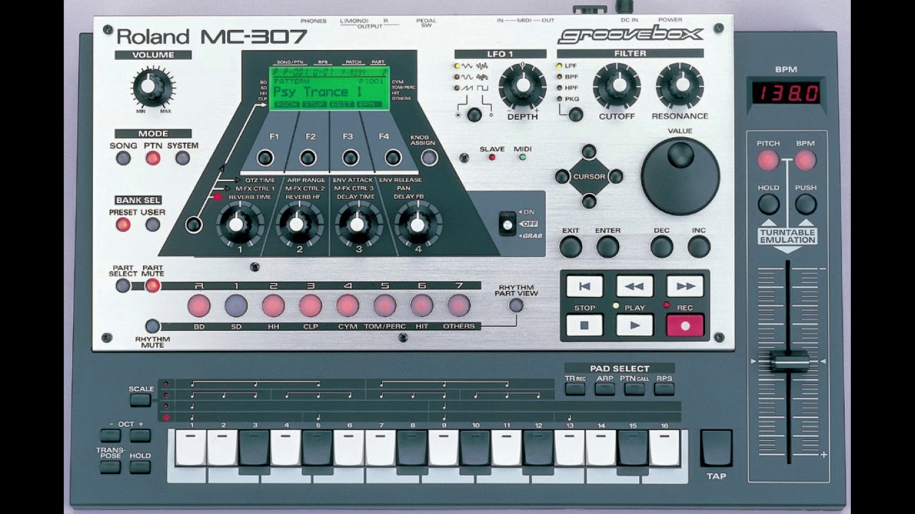 Roland MC 307 - Eurodance (2009) - YouTube