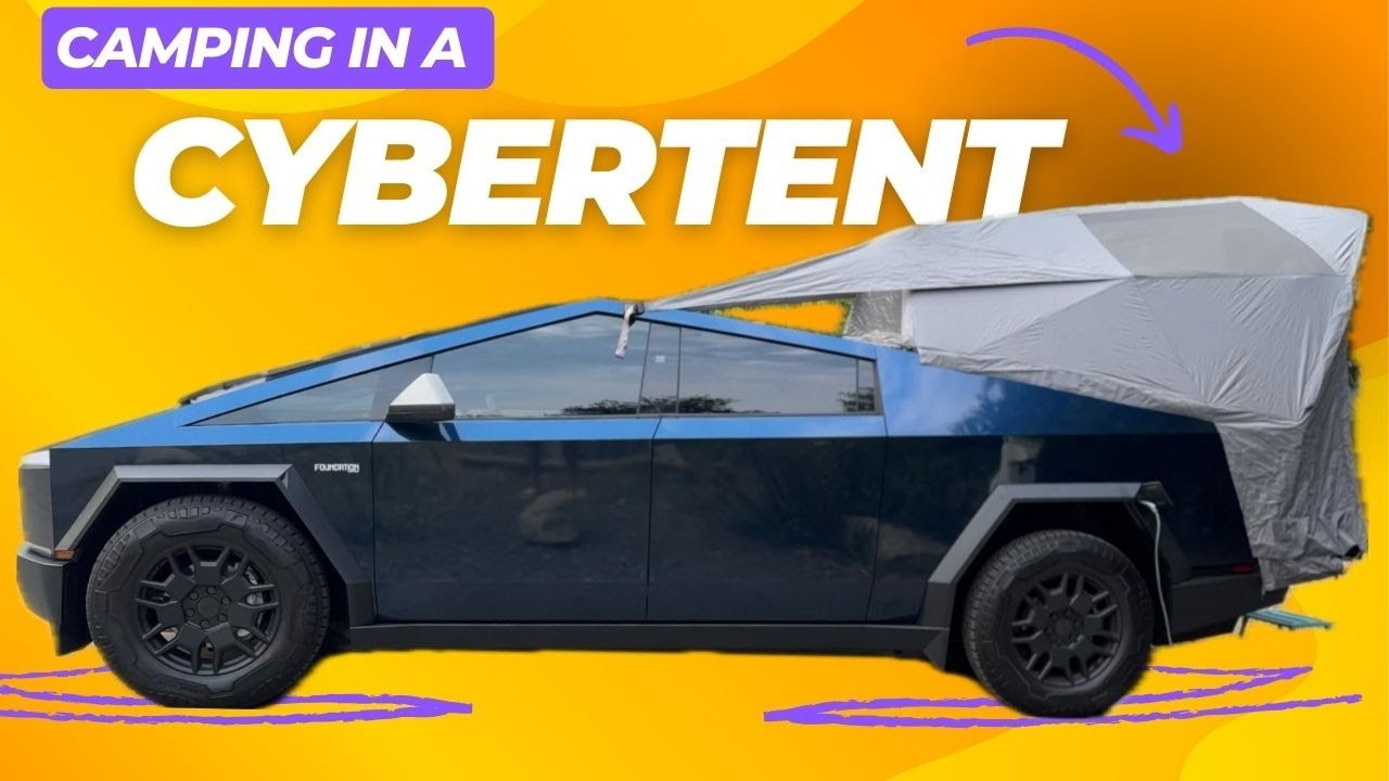 Review of Our CyberTent Setup and Camping Experience - YouTube