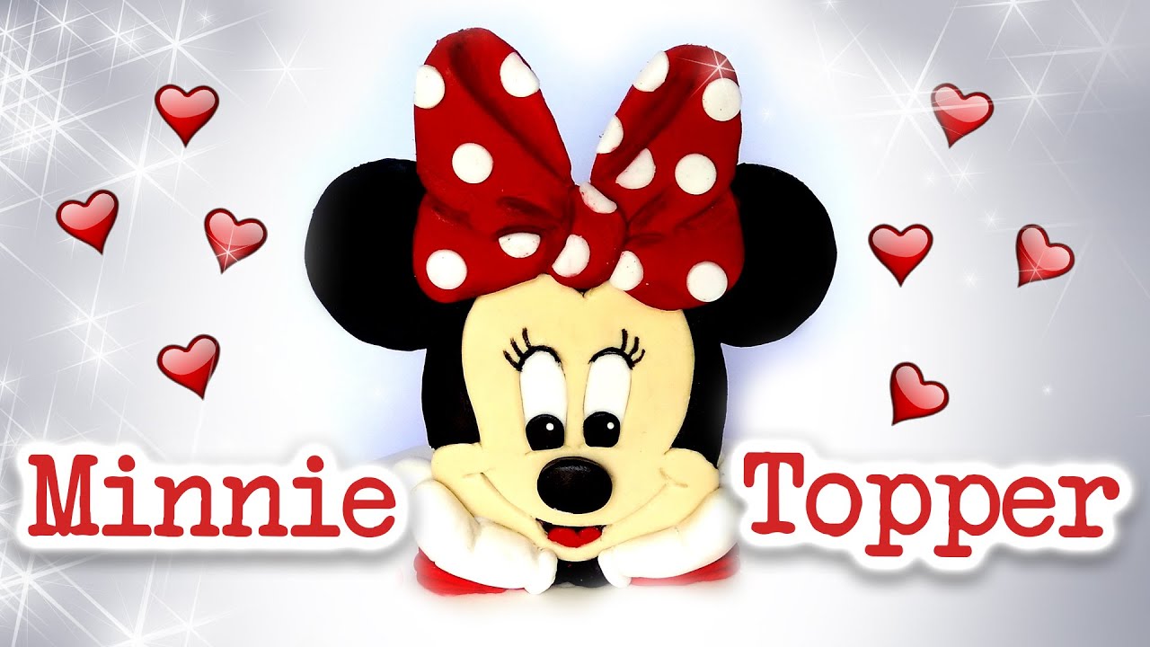 Tutorial: How to make a Minnie Mouse cake topper - YouTube
