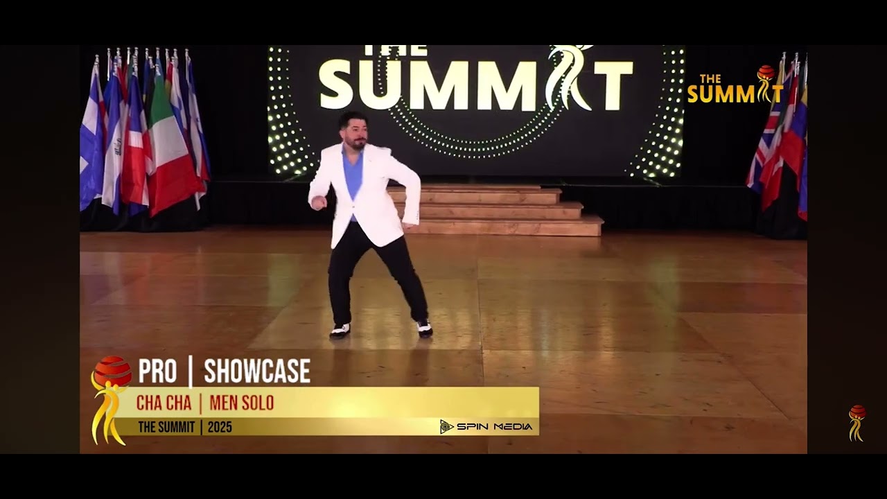 Summit Championship Cha cha Solo men 2025 Sergio Camacho - YouTube