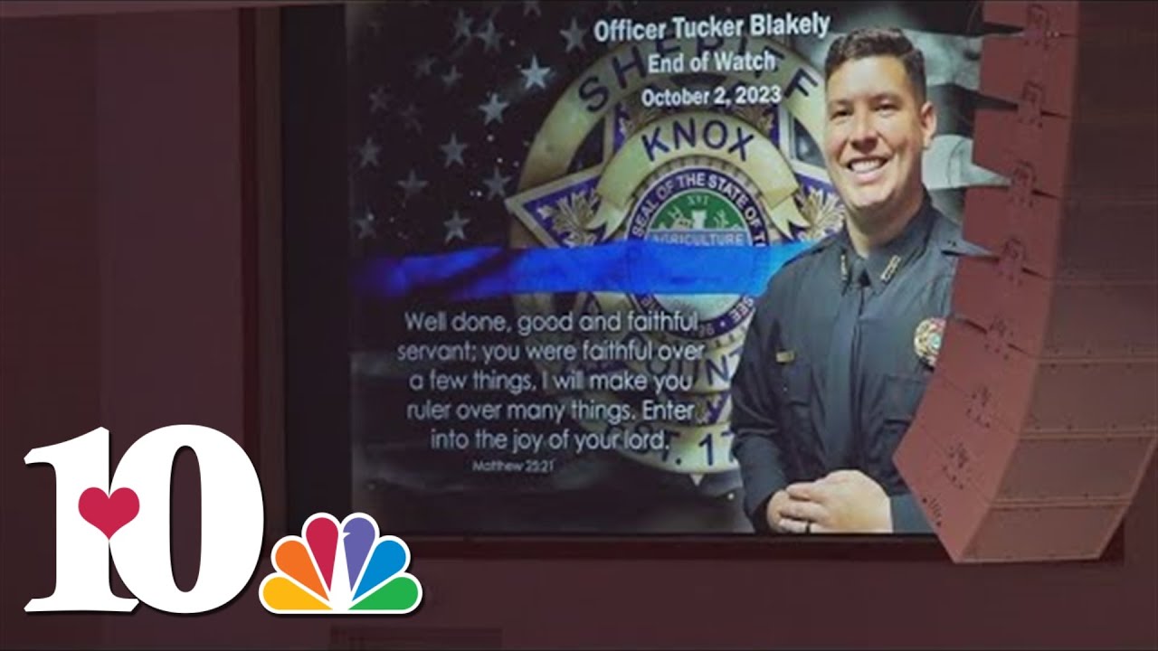 Funeral held for Deputy Tucker Blakely - YouTube