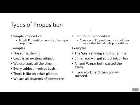 Propositions - YouTube