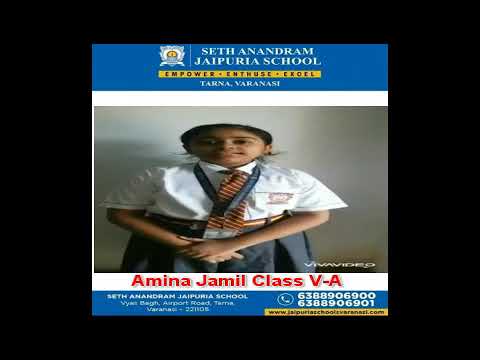 Amina Jamil Class 5A PBL Activity Topic :- Measures to Stop Environment Pollution - YouTube