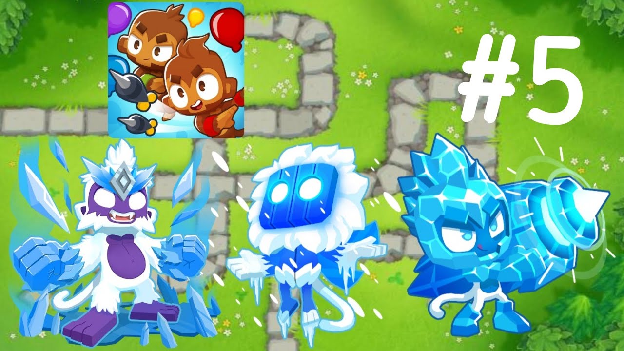 Bloons TD 6 - Ice Monkey - Tier 5 Upgrades - YouTube