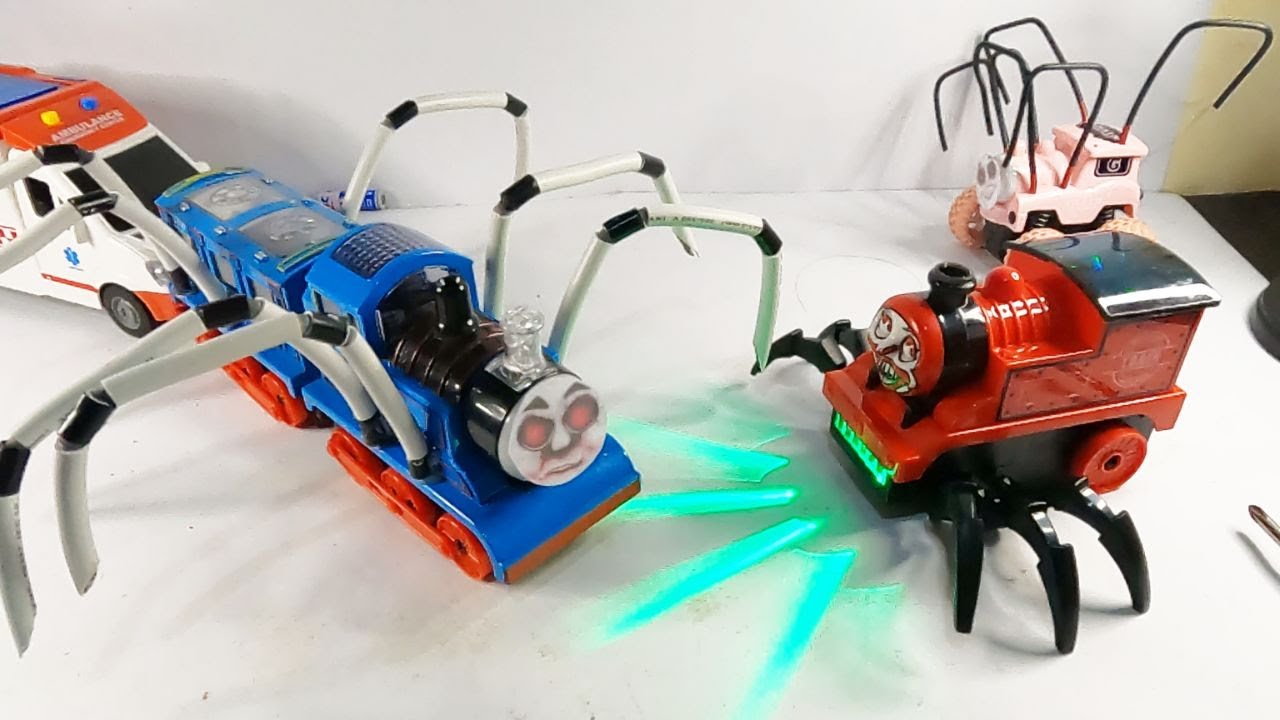 Unboxing Long Spider Train and Choco Charles - YouTube