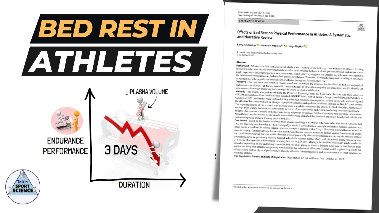 EFFECTS OF BED REST ON PHYSICAL PERFORMANCE IN ATHLETES (BY BARRY A ...