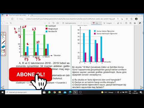 8. Sınıf Sütun Grafiği (Veri Analizi) Konu Anlatımı